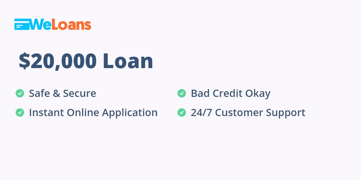 Get A 20 000 Personal Loan Fast Cash Advance WeLoans Get A 20 000 Personal Loan Fast Cash Advance WeLoans